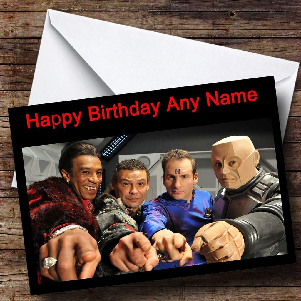 Funny Red Dwarf Birthday Card - Happy Birthday Smeg Head : Amazon.co.uk ...