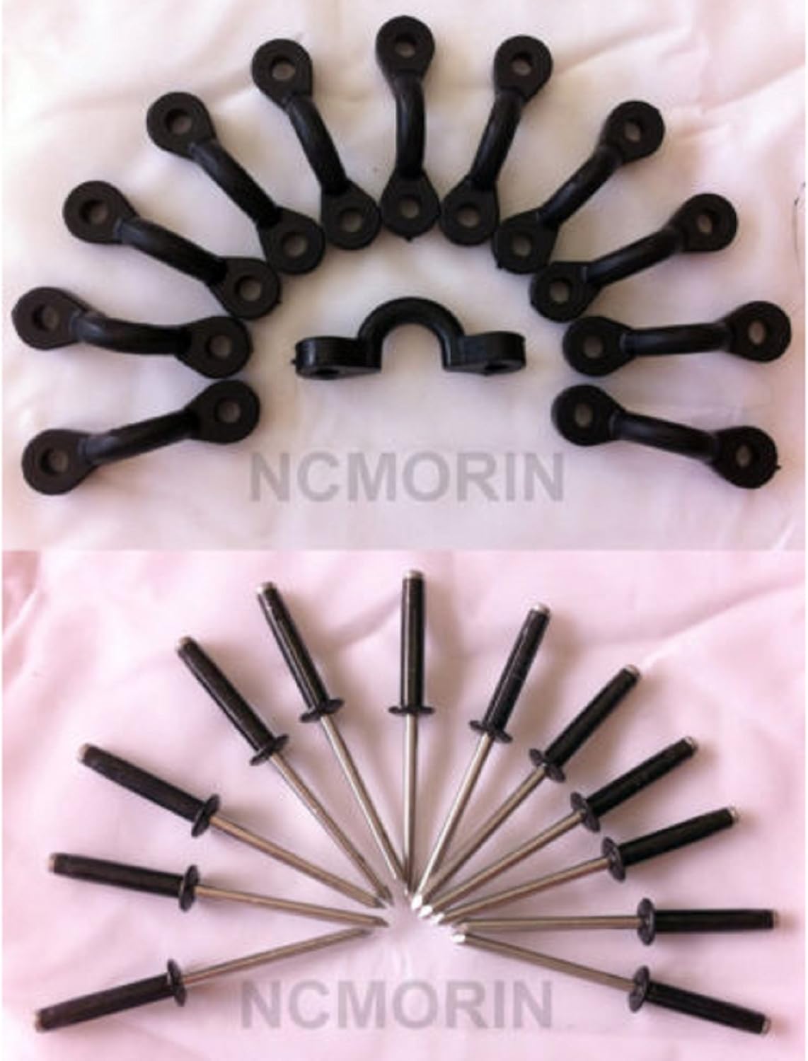 Amazon.com: TNS STORE 12 Kayak Pad Eyes & 24 Tri Bulb Rivets called Tri ...