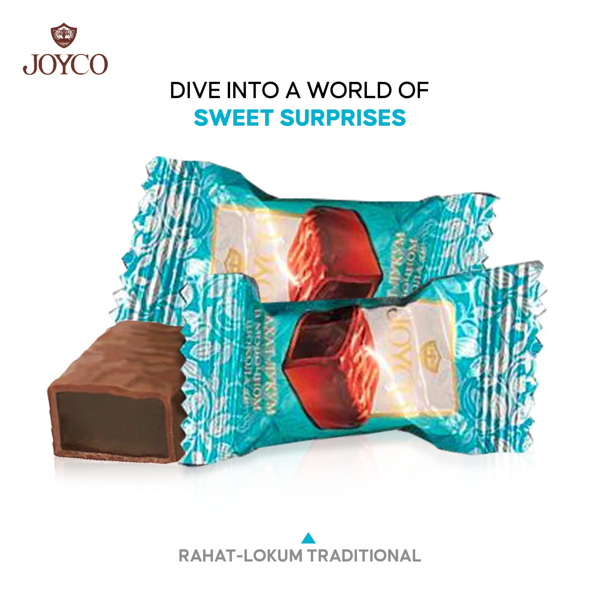 Snapklik.com : JOYCO Chocolate Covered Rahat-Loukoum Traditional ...