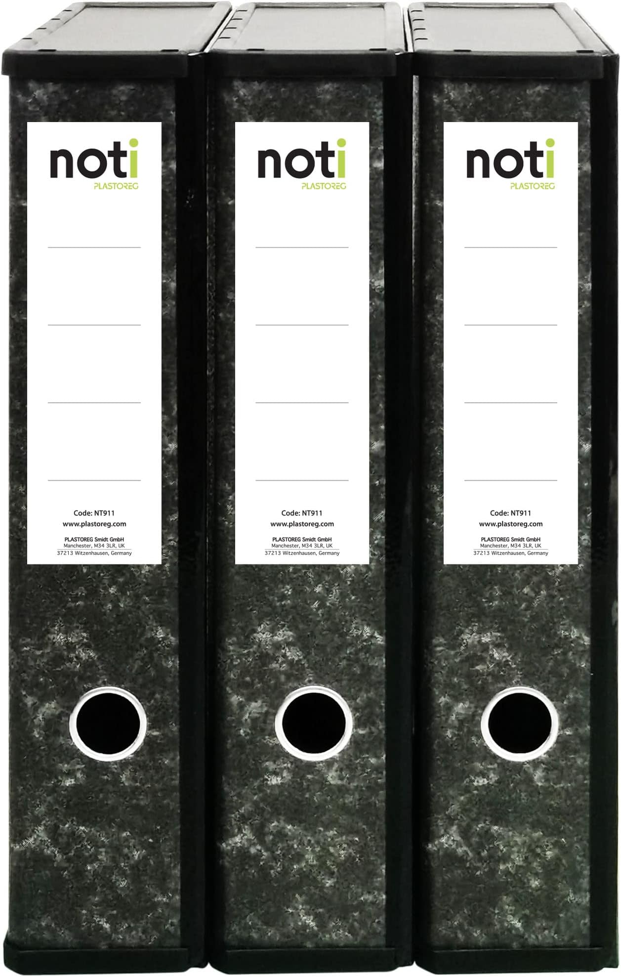 5 x Box File Foolscap Fits A4, Black & White Paper 70mm Spine, File ...