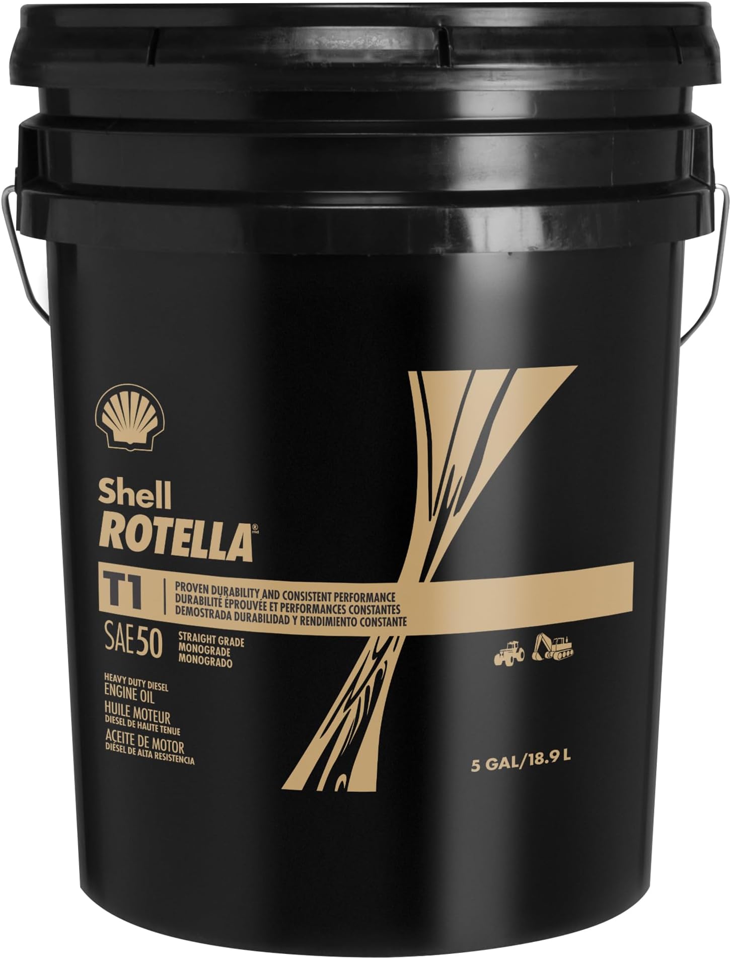 Amazon.com: Shell Rotella T1 Conventional SAE 50 Diesel Engine Oil (CF ...