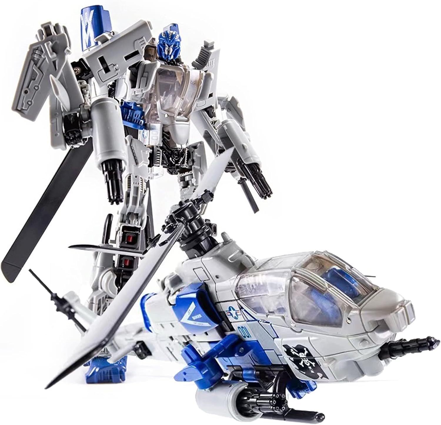 Amazon.com: LQIPPOE 8.6in Transforming Robot Dropkick Action Figure ...
