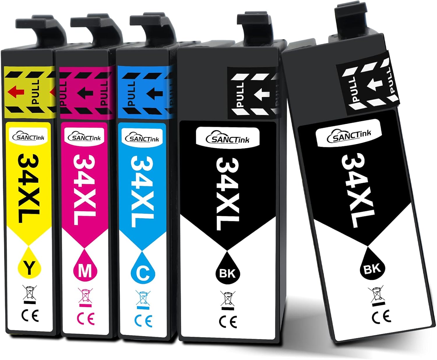 SANCTink 34XL Compatible avec Epson 34 34XL Cartouche d'encre, pour ...