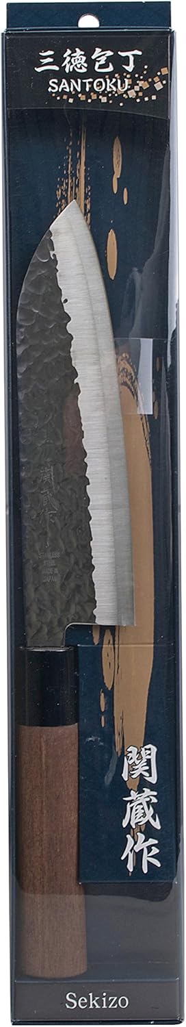 Amazon.com: Japanese Stainless Steel Santoku All Purpose Knife: Home ...