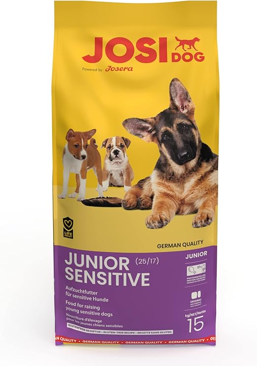 JosiDog Junior Sensitive (1 x 15 kg) | Junior | Premium Trockenfutter ...