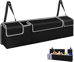 LONENESSL Car Organiser, Adjustable PVC Boot Storage Bags for SUV ...