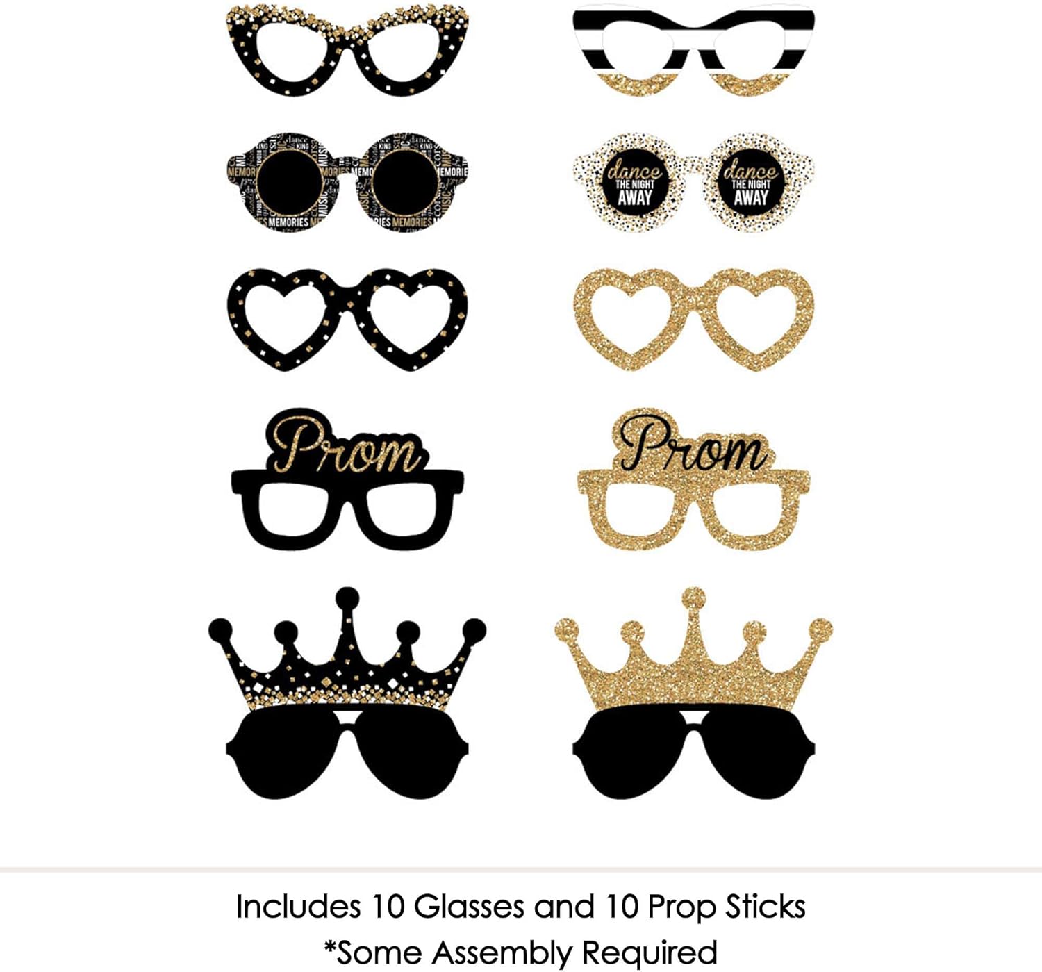 Prom Night Photo Booth Props - 10 Piece Set Philippines | Ubuy