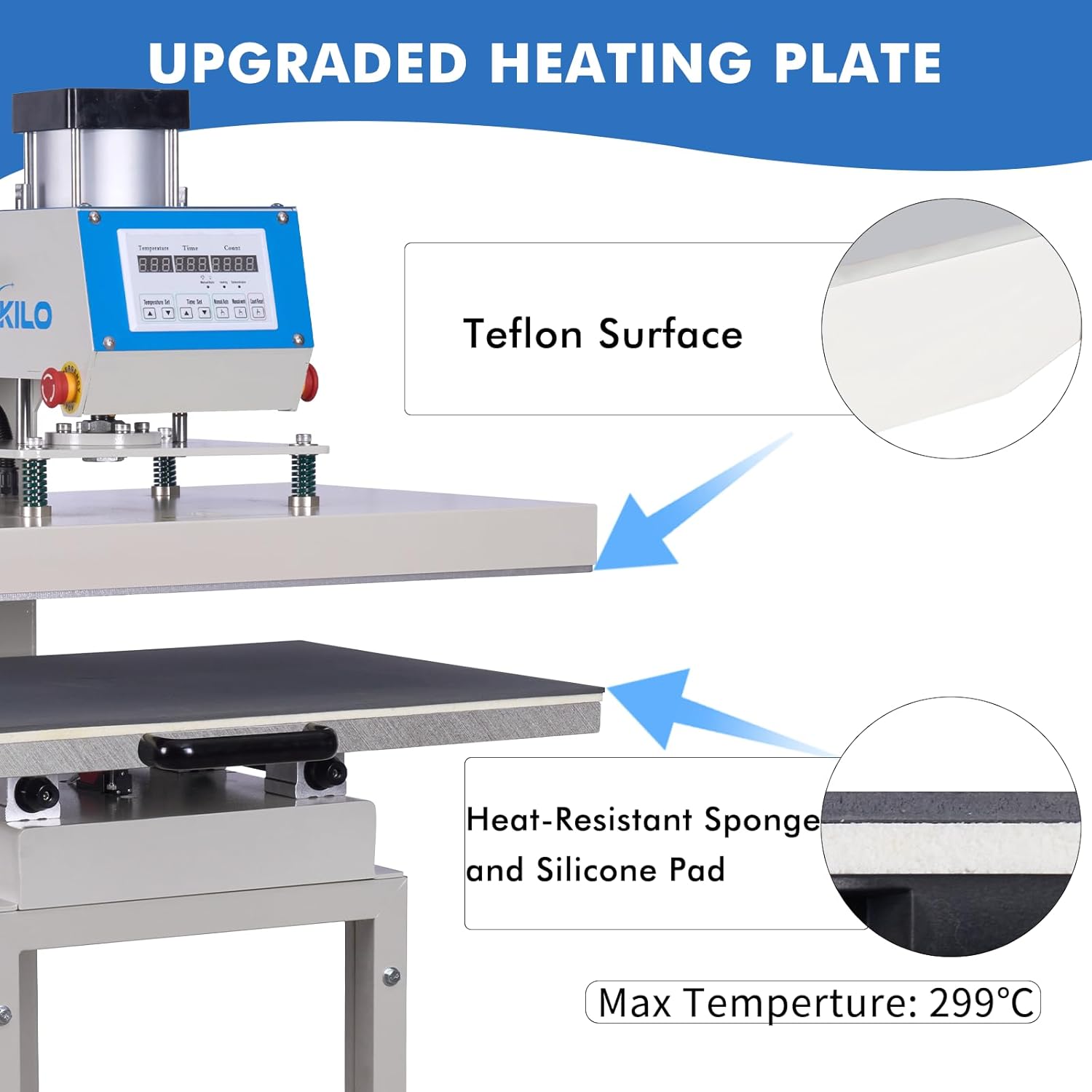 Auto Heat Press Machine, 24x32 Pneumatic Platen Bahrain | Ubuy