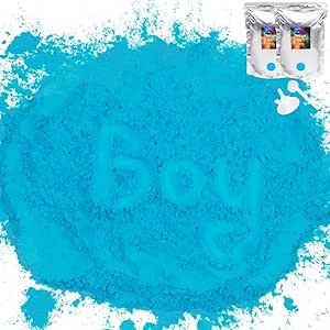 Amazon.com: ARELUX Gender Reveal Color Powder -2 Pack of 1 Pound Blue ...