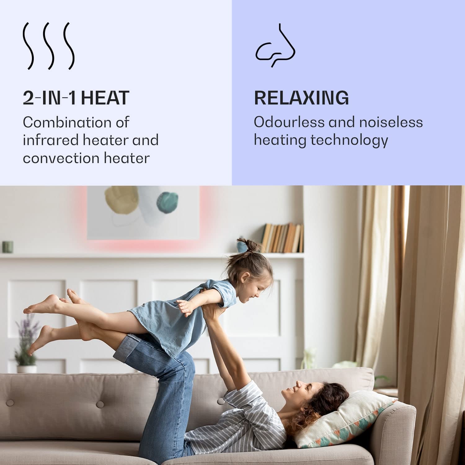 Infrared Wall Panel Convection Heater Princess Smart Infrared Panel