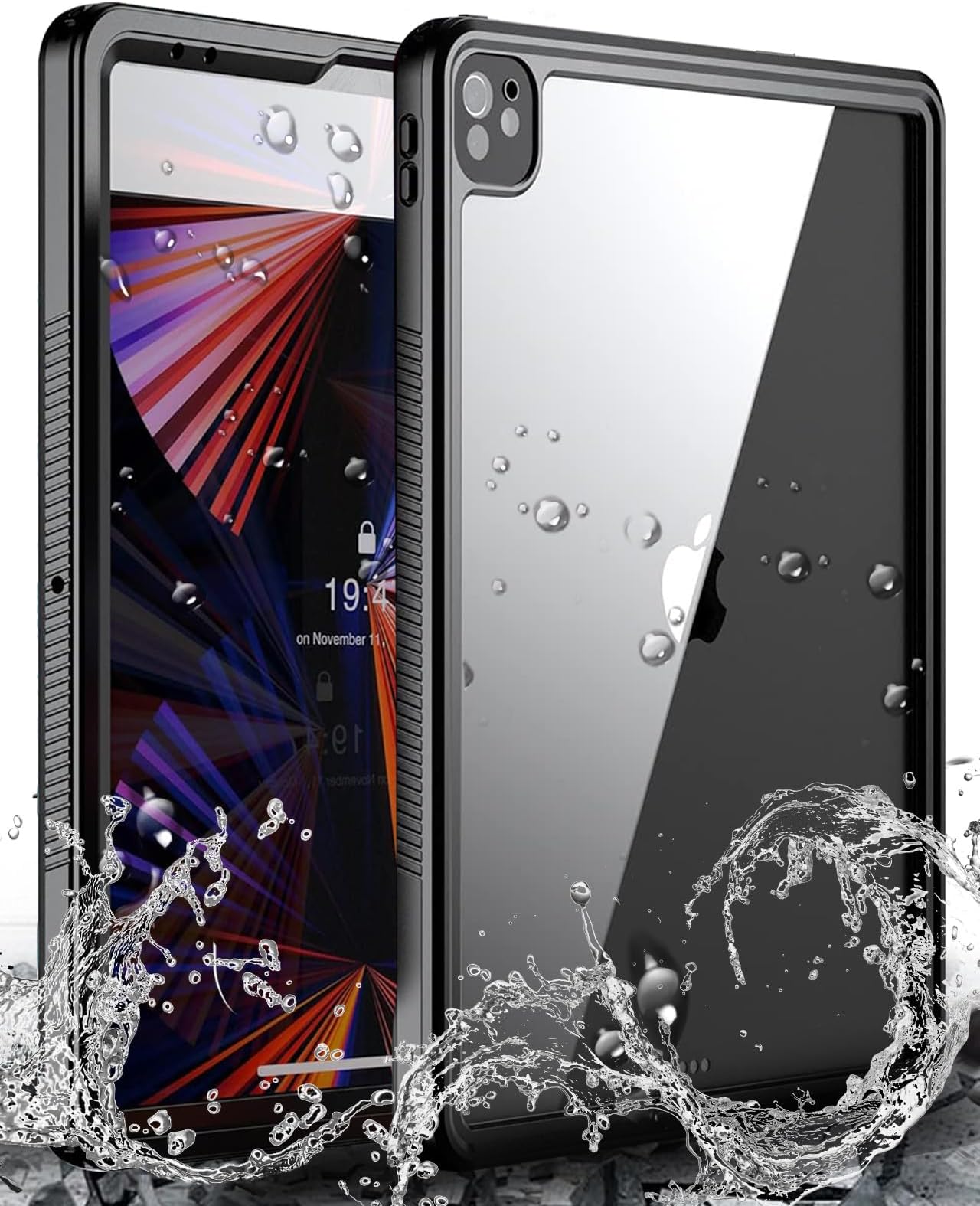 Amazon.com: Designed for 2021/2022 iPad Pro 12.9-inch Waterproof Case ...