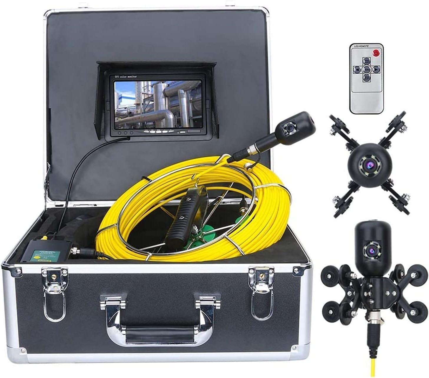 Endoscope Camera 30M/50M Drain Sewer Pipe Industrial Endoscope Inspection Video Camera with ...