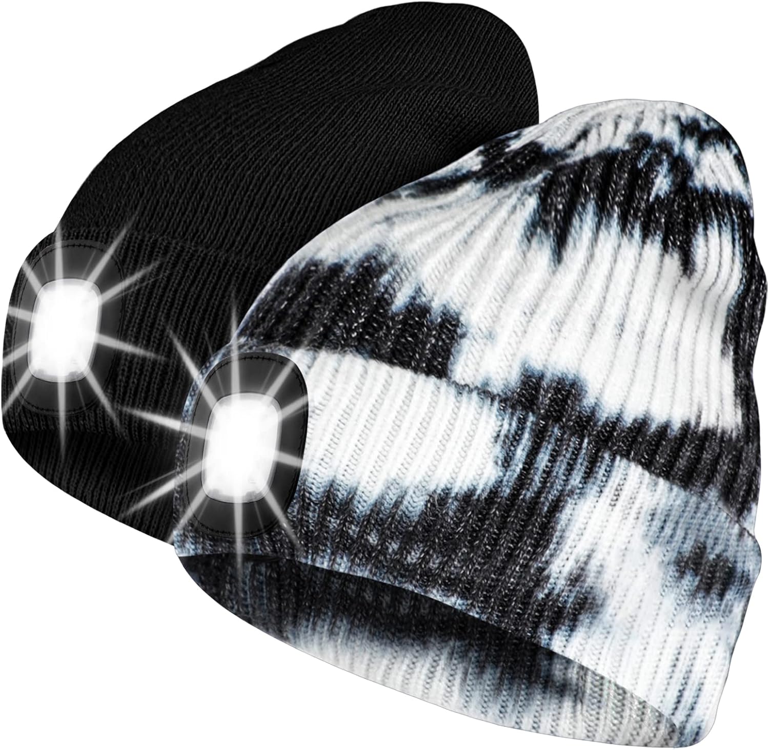 Amazon.com: Deilin Upgraded Unisex LED Lighted Beanie Hat, Rechargeable ...