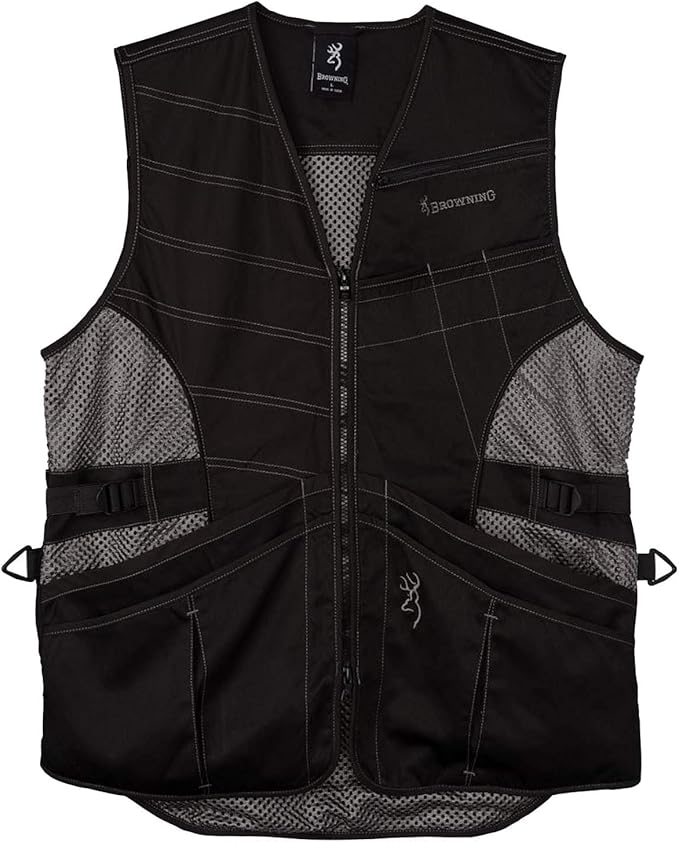 Browning 3050459902: Vest Ace Shooting Black/Black, M, Tactical Vests ...