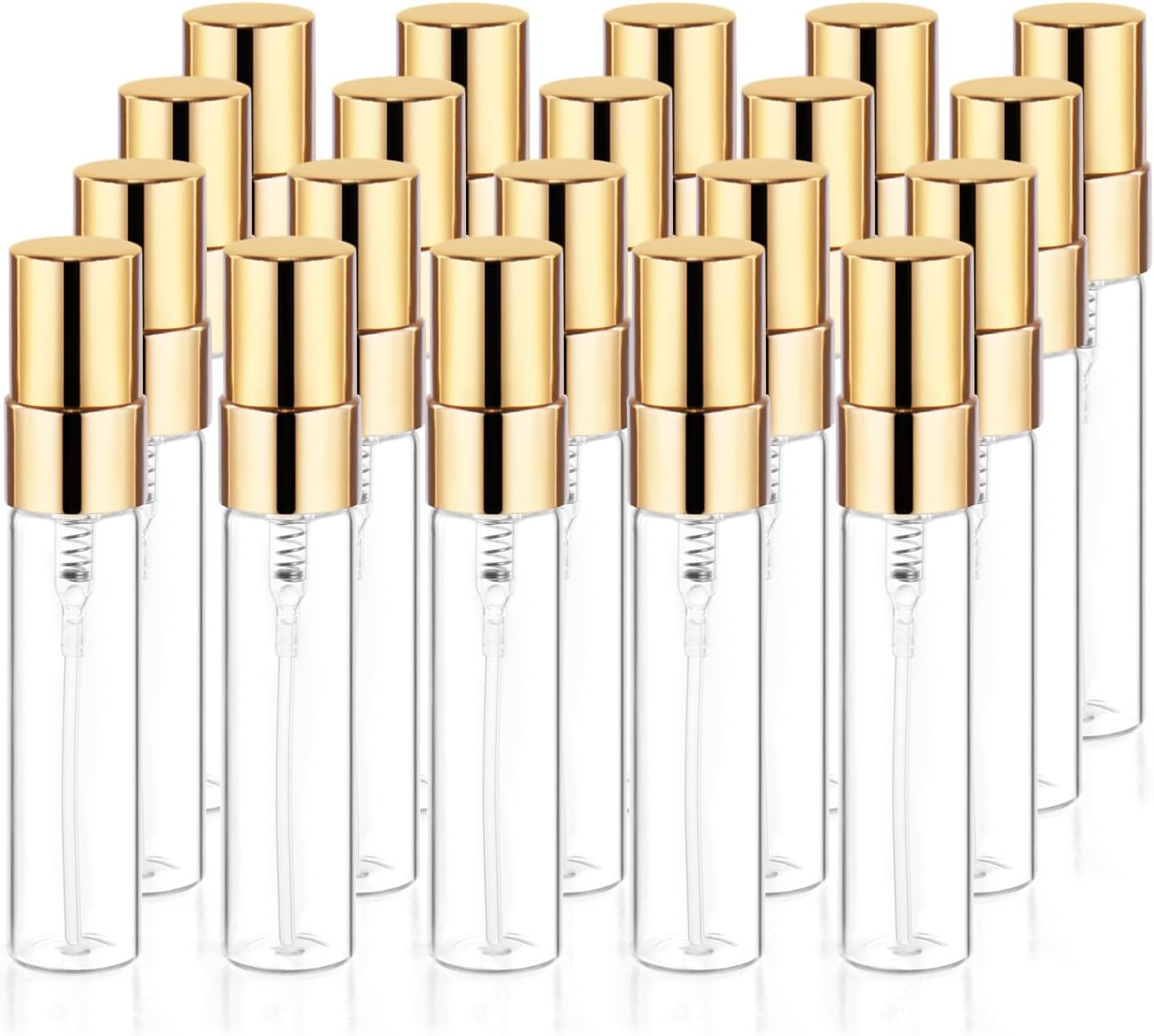 Amazon.com: BOSMIOW 6PCS 10ml/0.3oz Clear Glass Perfume Atomizer ...