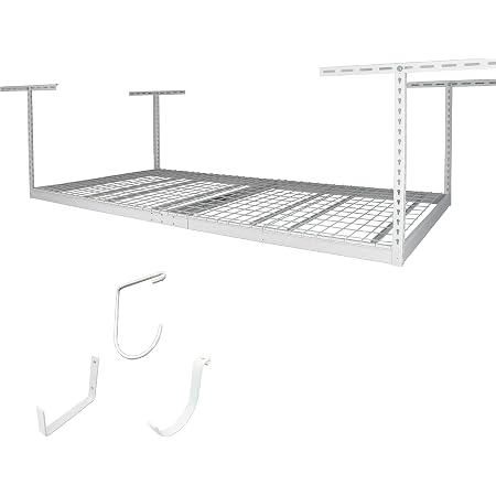 Amazon.com: SafeRacks 4x6 Overhead Garage Storage Rack - Heavy Duty ...