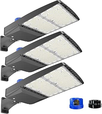 HYPERLITE 3 Packs 300W LED Parking Lot Lights 45000LM 5000K Super ...
