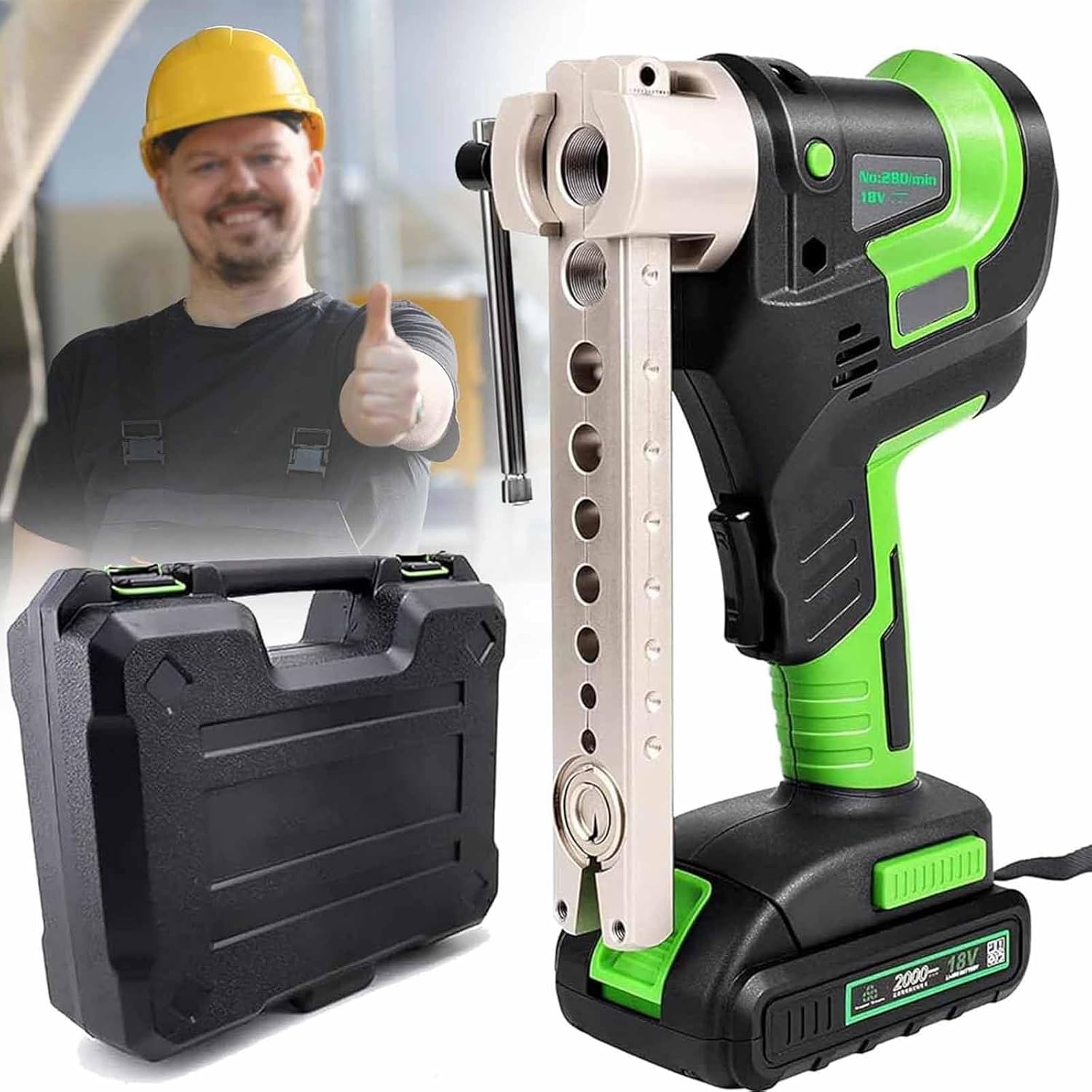 Amazon.co.jp: Power Flare Tool Kit 3/4" Max OD, 5 Seconds Fast Flare ...