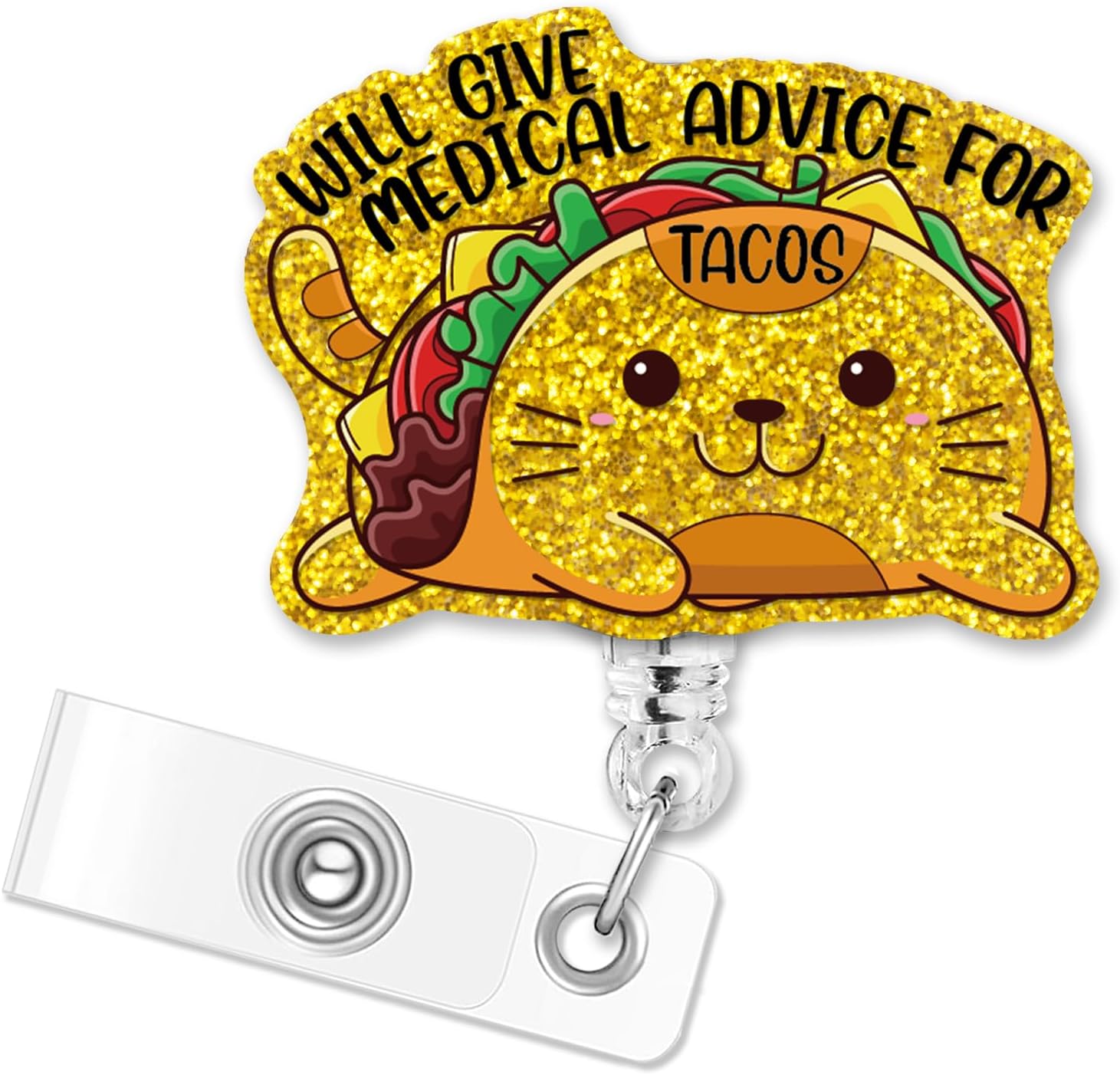 Amazon.com: ERHACHAIJIA Will Give Medical Advice for Tacos Retractable ...