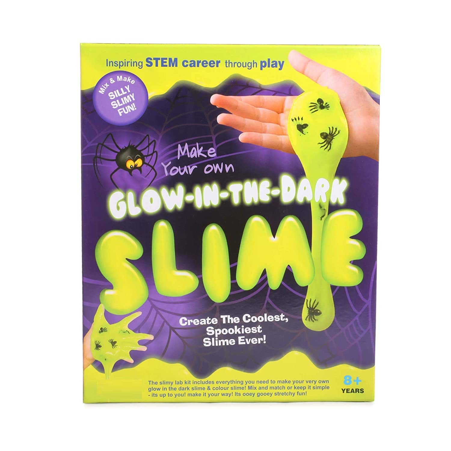 Buy LITTLE CHEEKS Glow in Dark Yucky Slime Making Kit for Kids Online ...