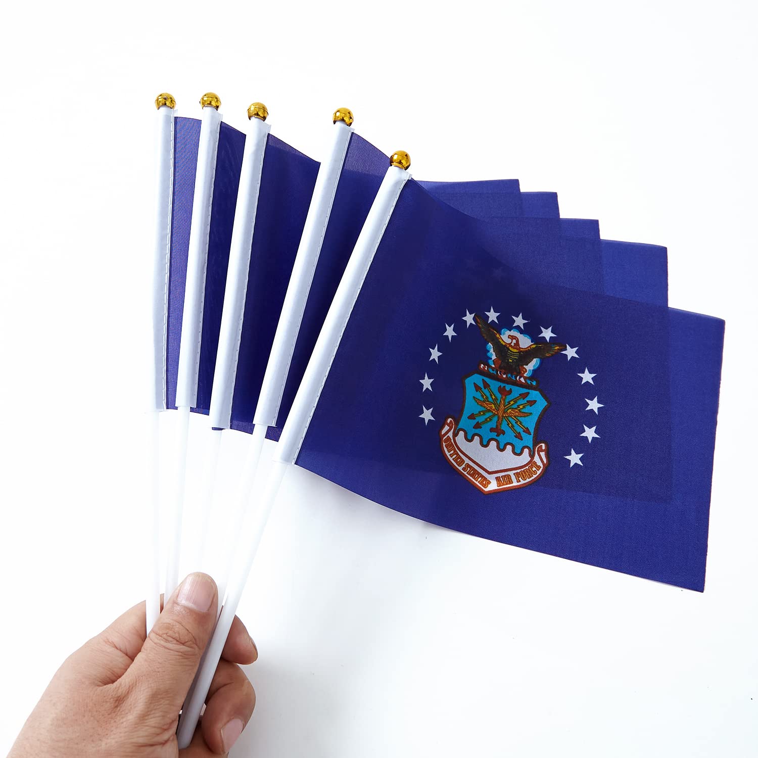 Snapklik.com : WXTWK 12 Pack American USA Air Force Desk Flag Small ...
