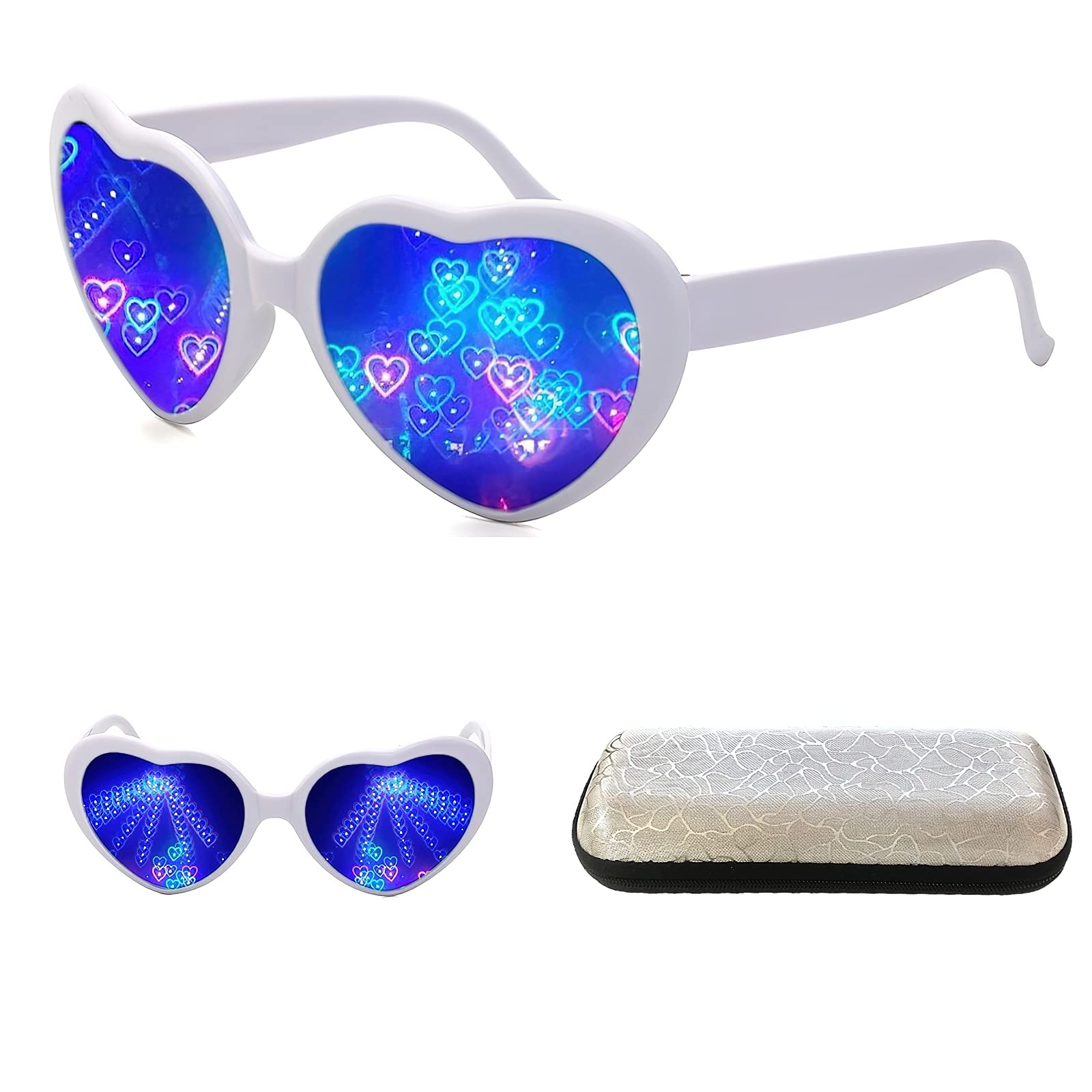 Heart Effect Diffraction Glas...B08ZHH3JZ3 | Encarguelo.com
