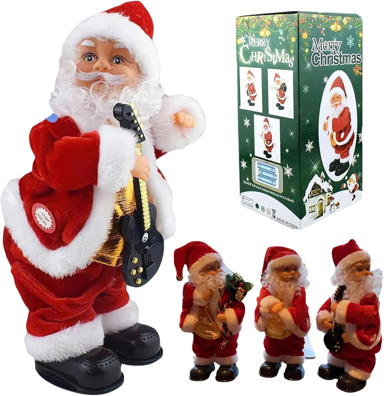 Amazon.com: 11in Twerking Santa Claus Cute Christmas Ornament ...
