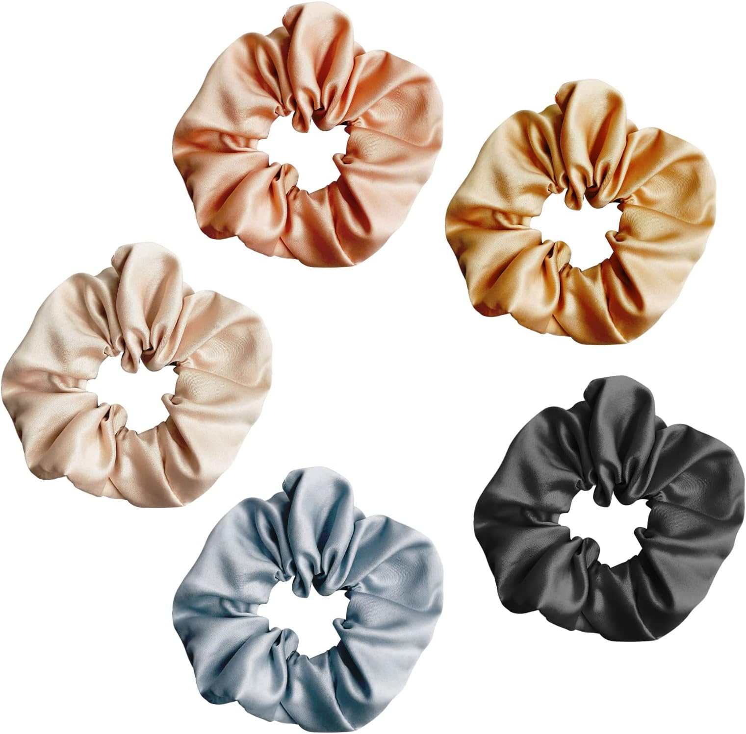 Amazon.com : Matte Scrunchies for Hair, Hair Scrunchies for Women, Soft ...