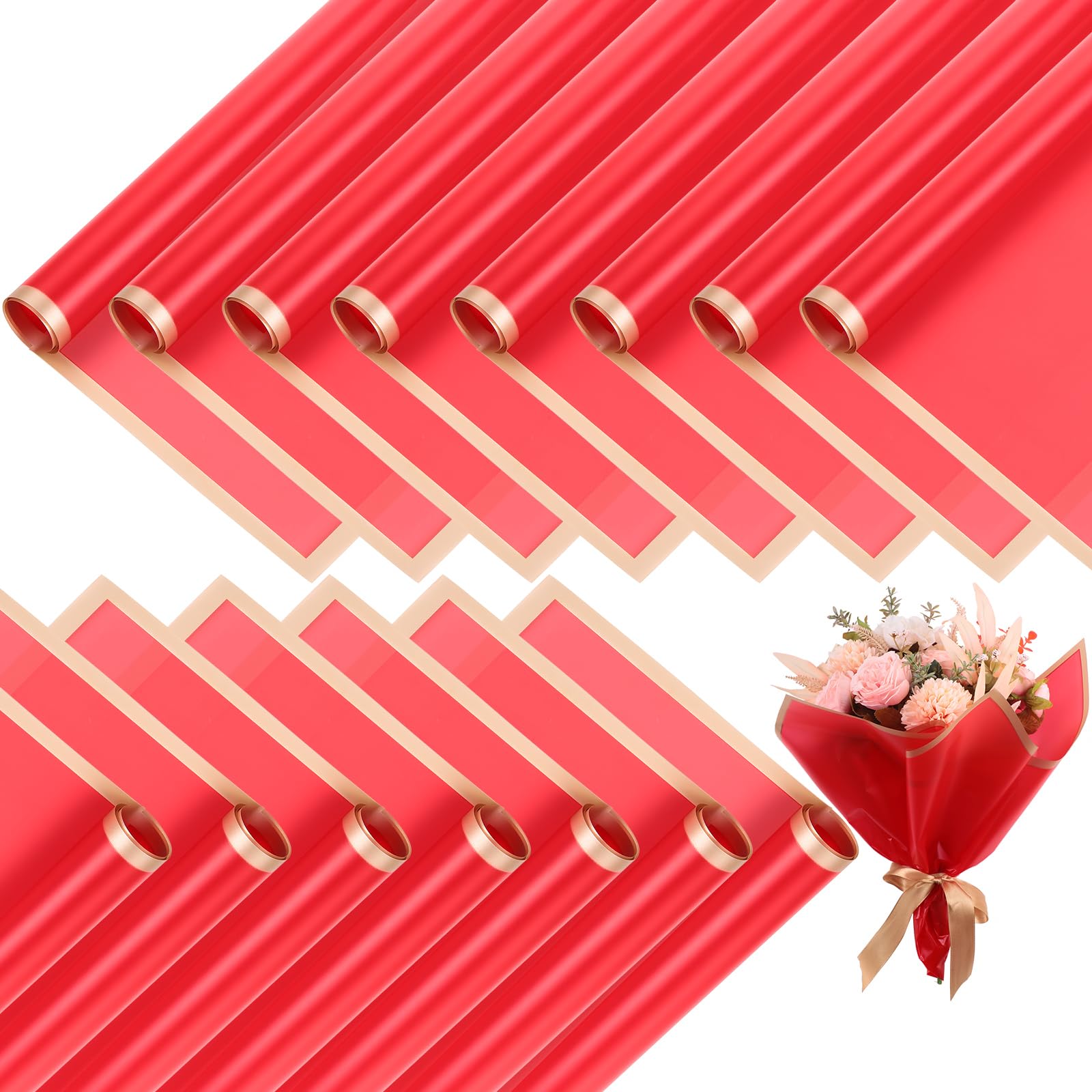 Amazon.com: Yahenda 420 Sheet Flower Wrapping Paper Flower Bouquet ...