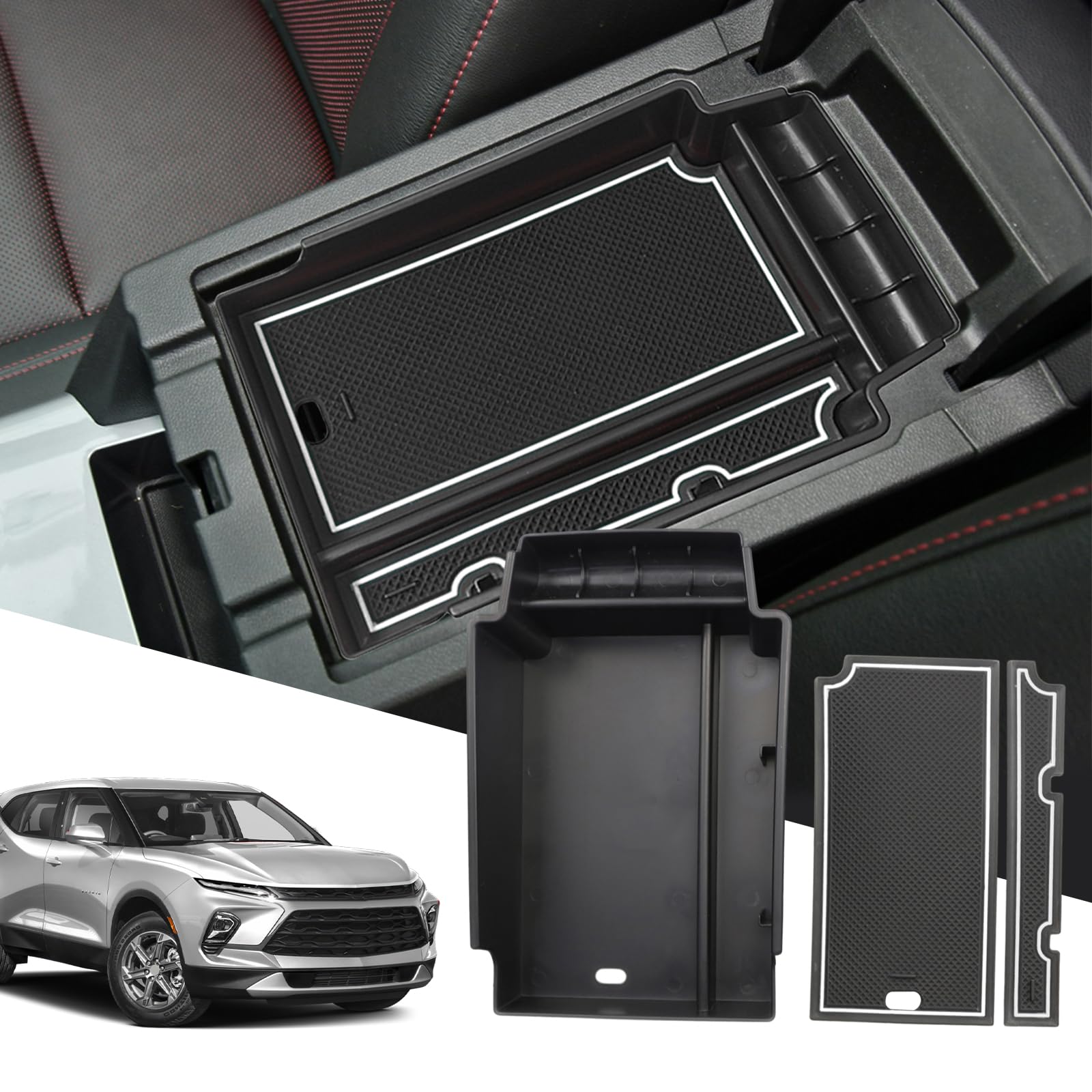Snapklik.com : 2021-2023 2024 2025 2026 Blazer Center Console Organizer ...