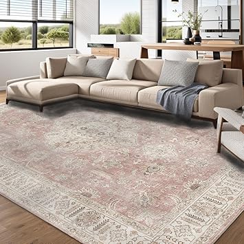 Amazon.com: Handytoolinc Vintage Area Rug 5'x7' for Living Room ...