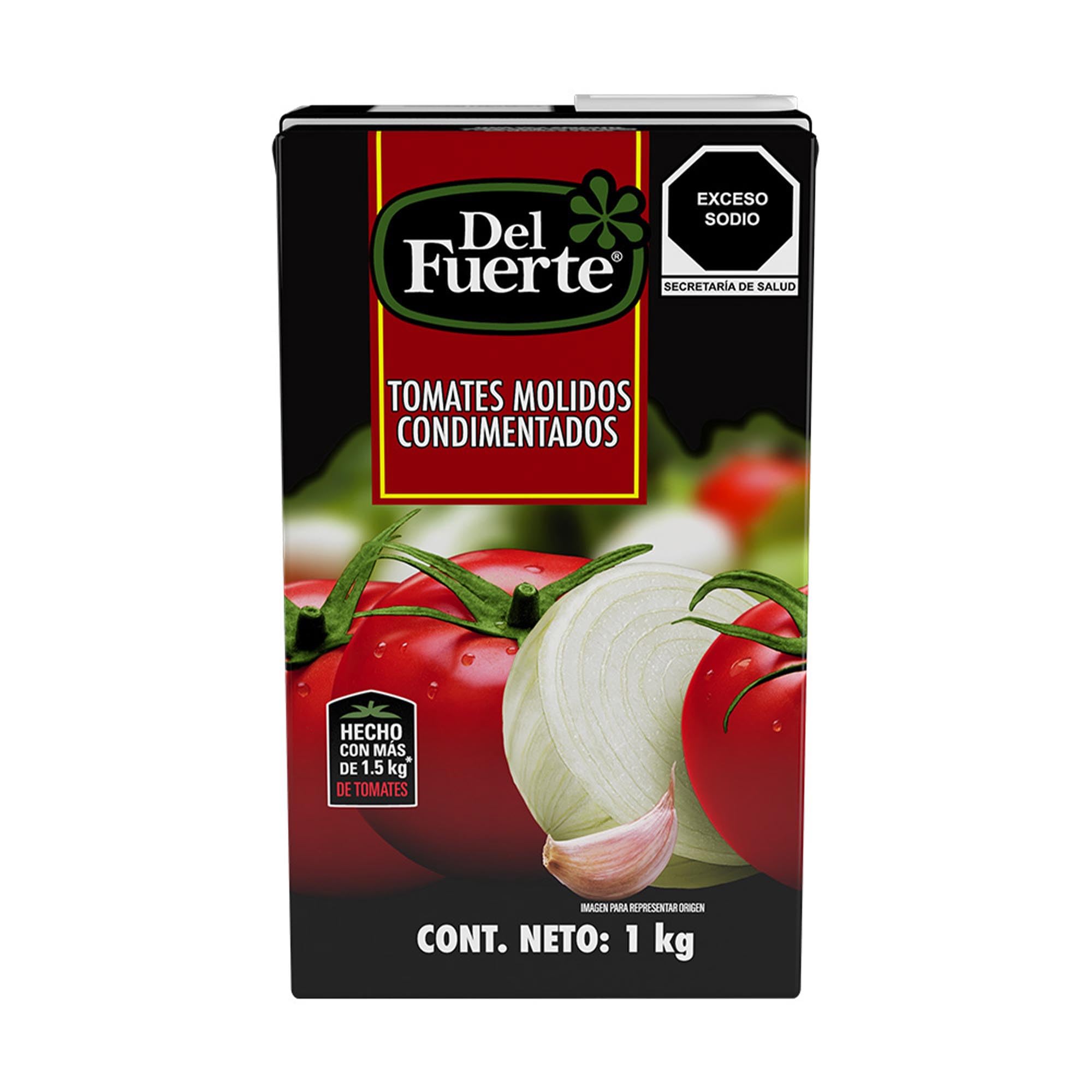 Del Fuerte Tomates Molidos Condimentados 1 kg : Amazon.com.mx ...