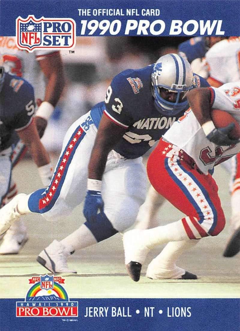 Amazon.com: 1990 Pro Set #381 Jerry Ball NM-MT Detroit Lions Football ...