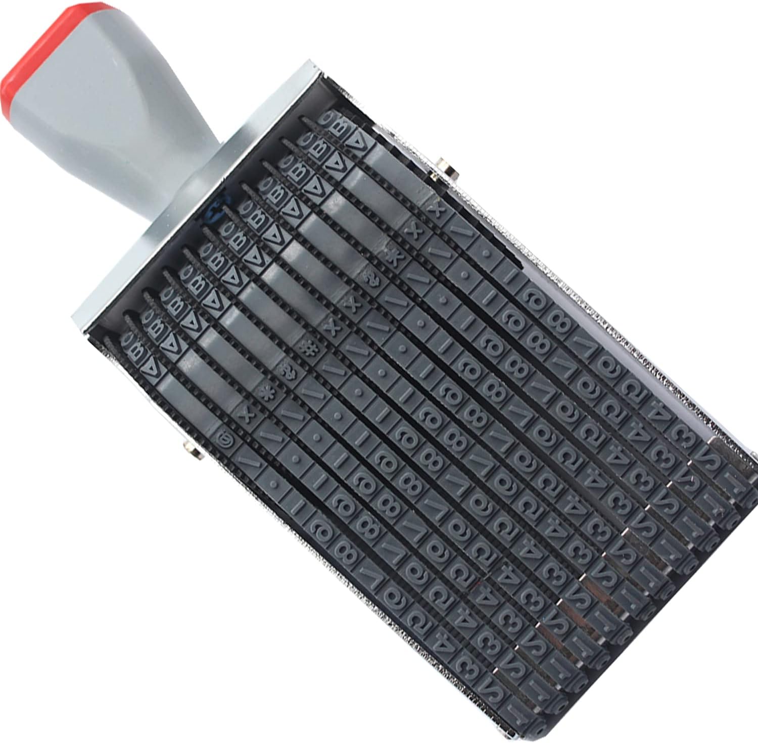 Amazon.com : 13 Digit Roller Rubber Stamp - Alphabet Number Symbol ...