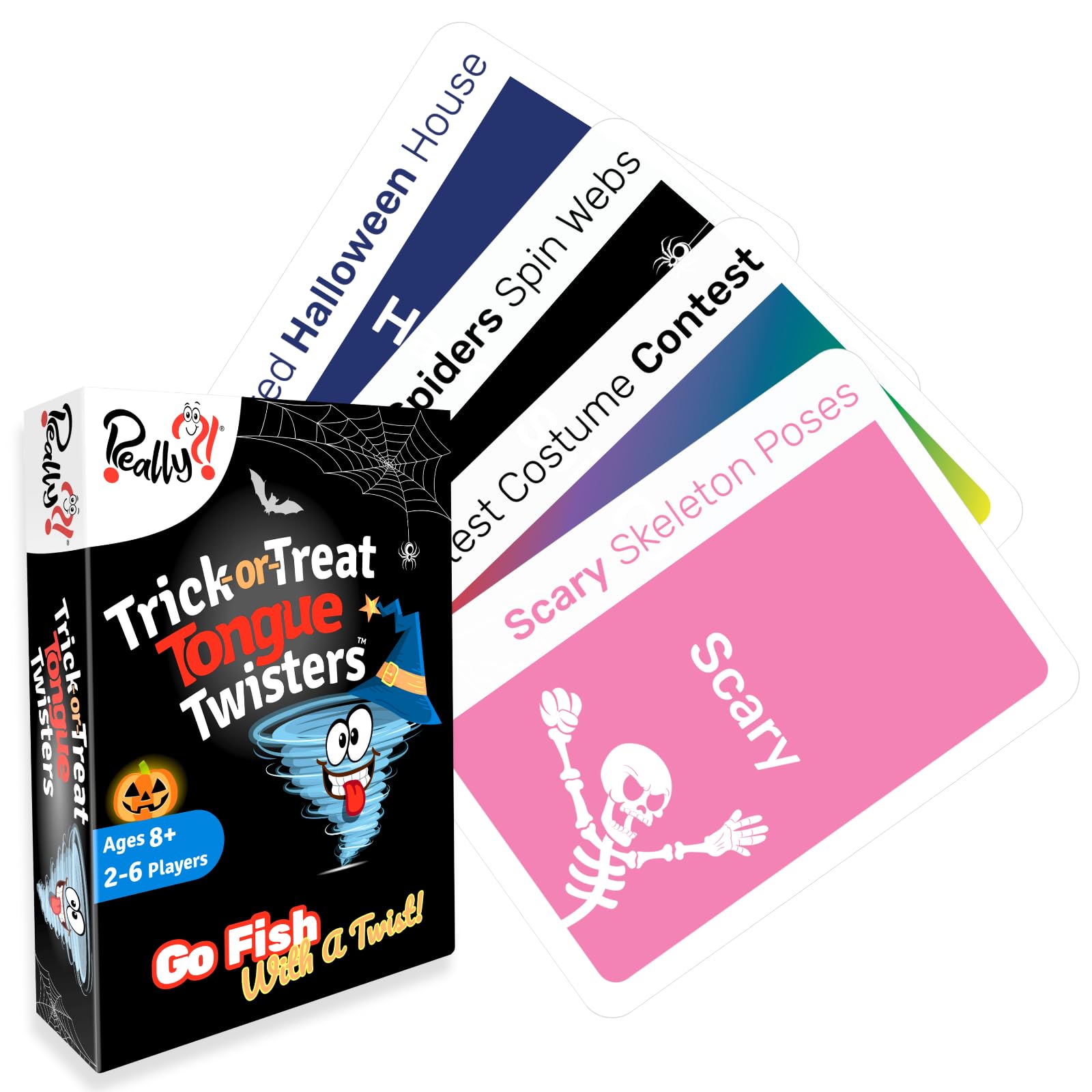 Amazon.com: Really?! Trick or Treat Tongue Twisters Card Game ...