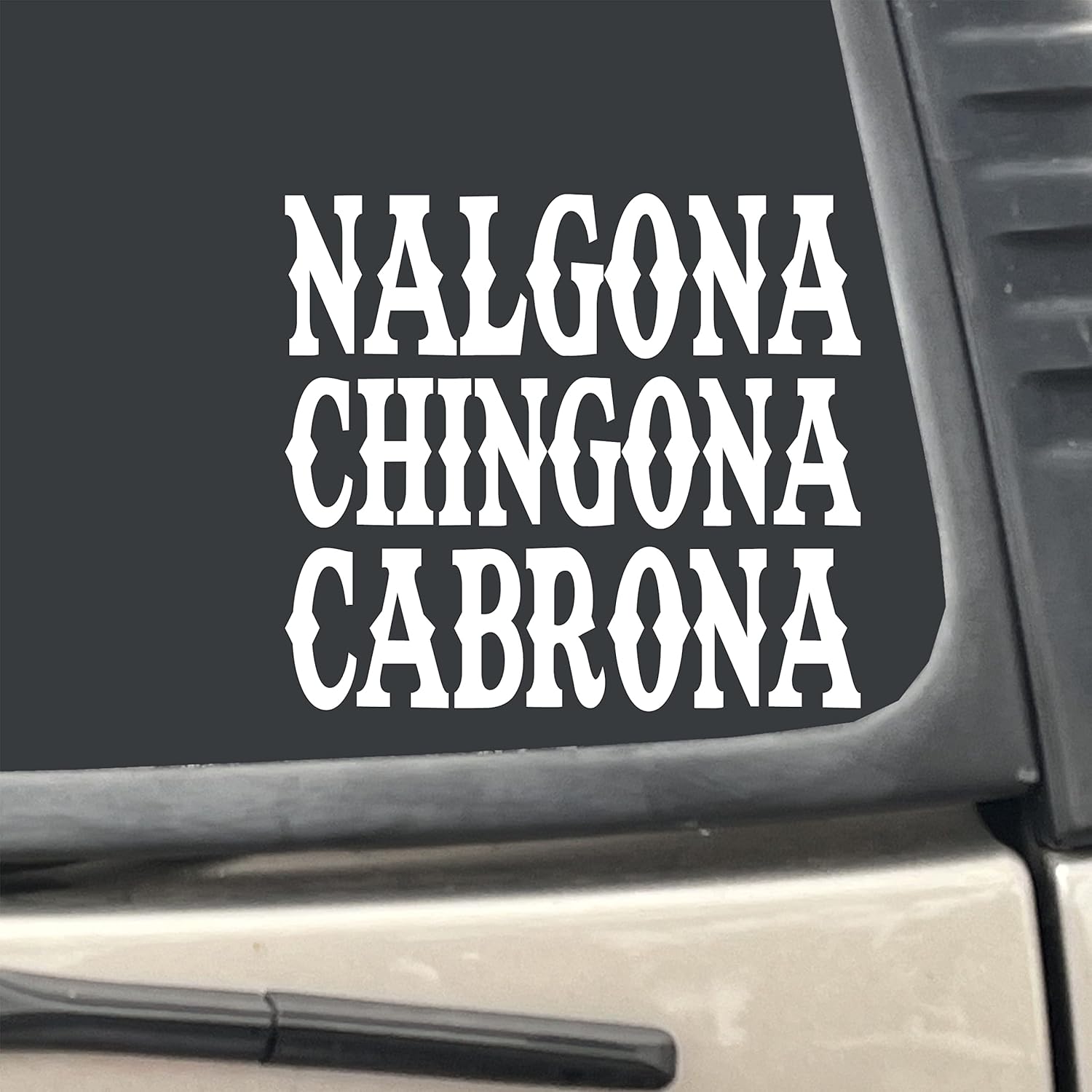 Amazon.com - Nalgona Chingona Cabrona - 5" x 4.5" Sticker Decal for Car ...