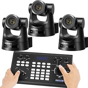 Amazon.com: FoMaKo PTZ Camera 20X Optical Zoom HDMI PTZ Bundle with PTZ Controller PoE Keyboard ...