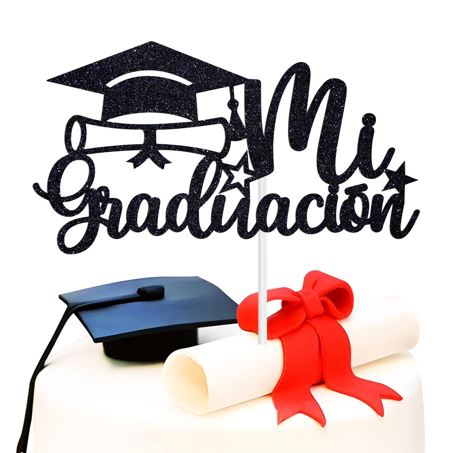 Felicidades Graduado De La Escuela Secundaria Ilustración De