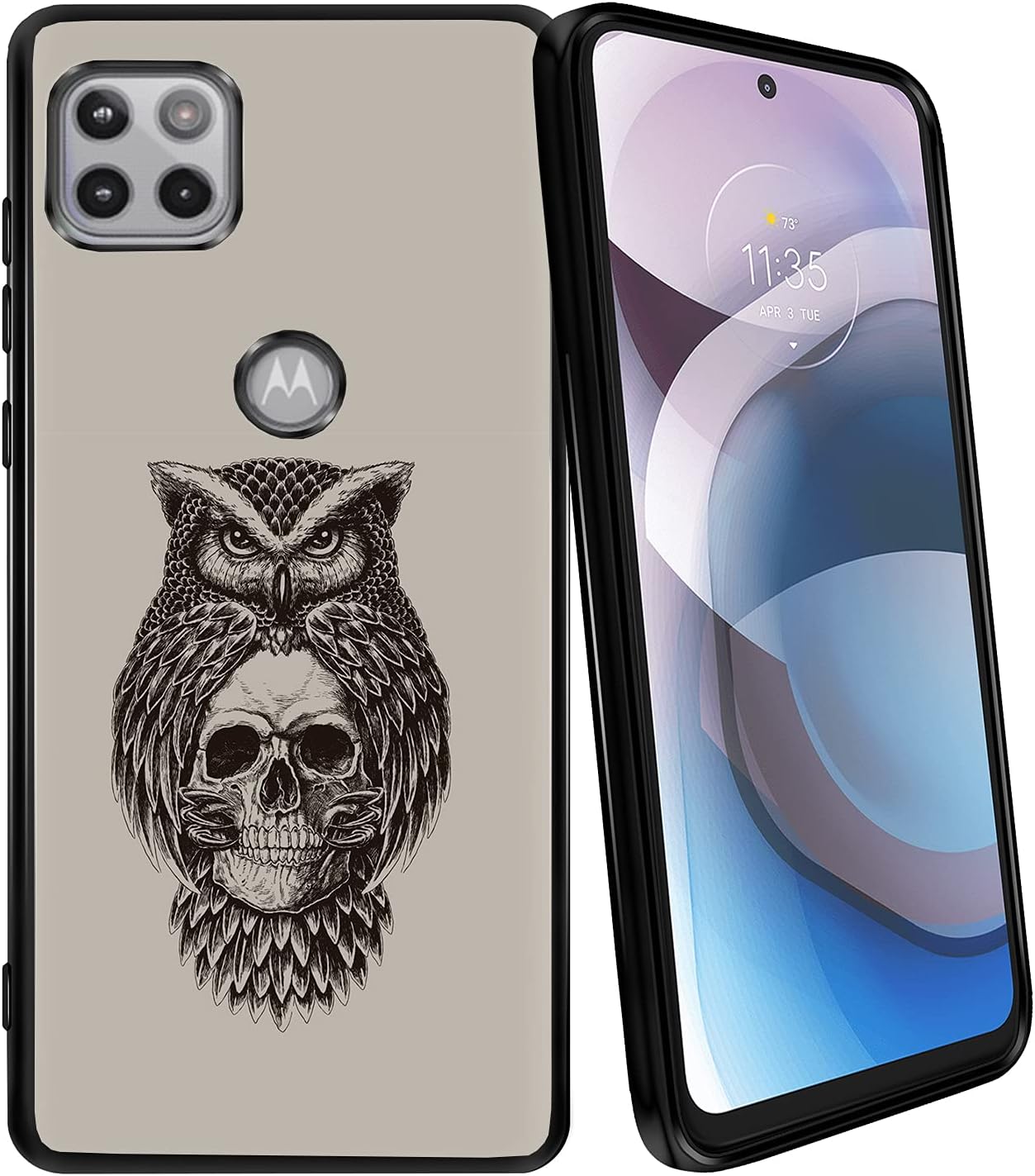 Amazon.com: CasesOnDeck Cover Compatible with [Motorola Moto One 5G Ace ...