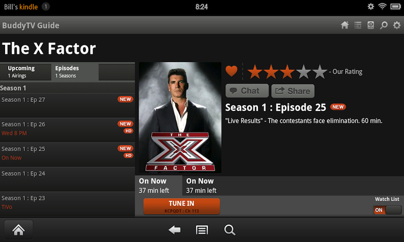 BuddyTV Guide - App on the Amazon Appstore