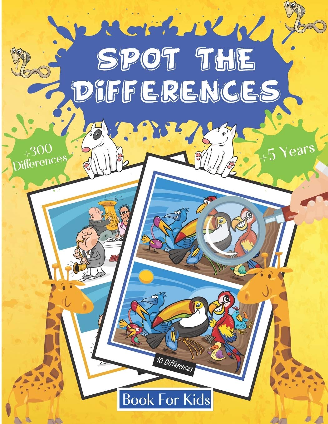 Buy Spot The Differences Book For Kids +5 Years +300 Differences: Fun ...
