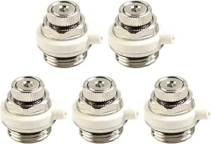5 Pcs 1/2" Automatic Air Vent Valve Bsp Radiator Automatic Air Bleed ...
