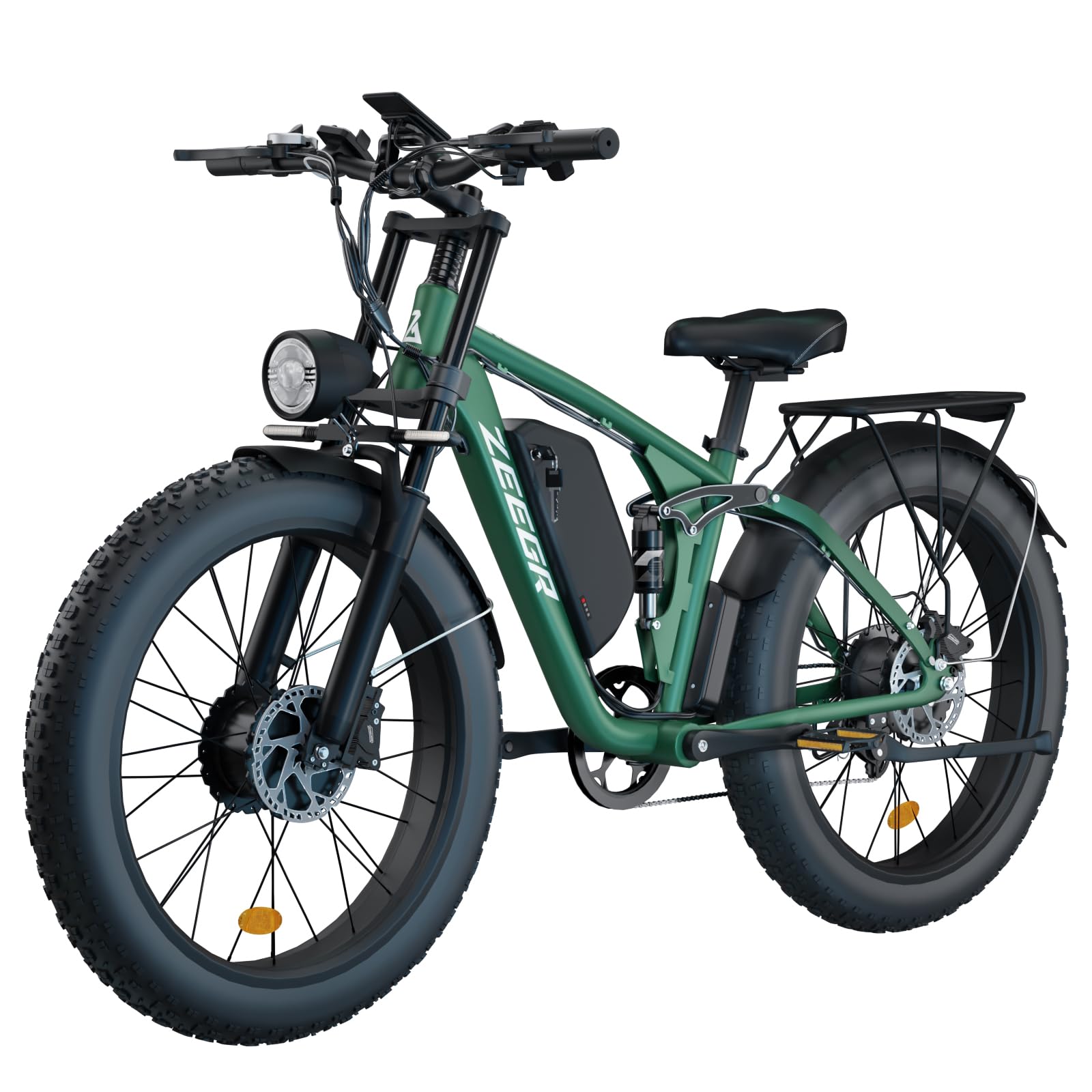 Amazon.com : ZEEGR Electric Bike with 35MPH, 2000W Dual Motor Ebike,48V ...