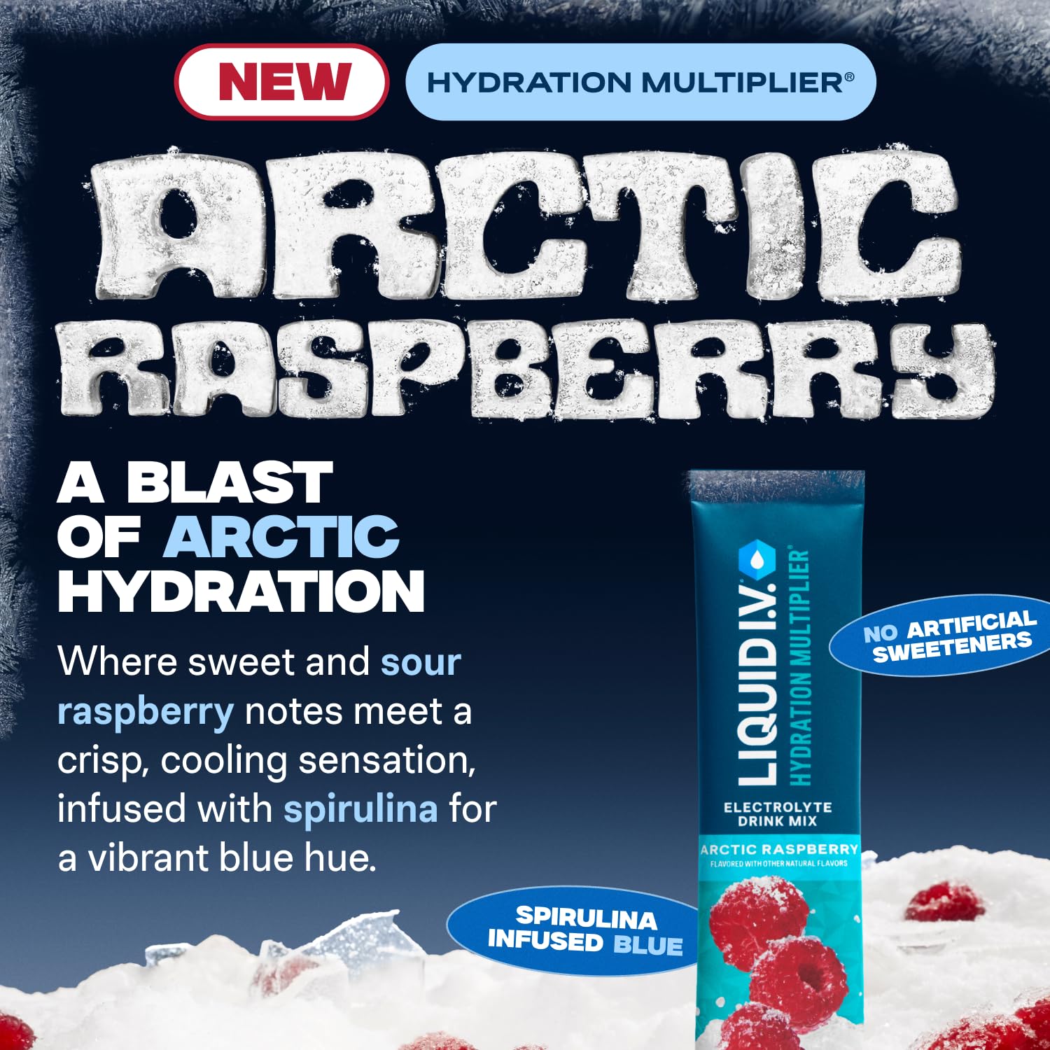 Snapklik.com : Liquid IV Hydration Multiplier - Arctic Raspberry ...