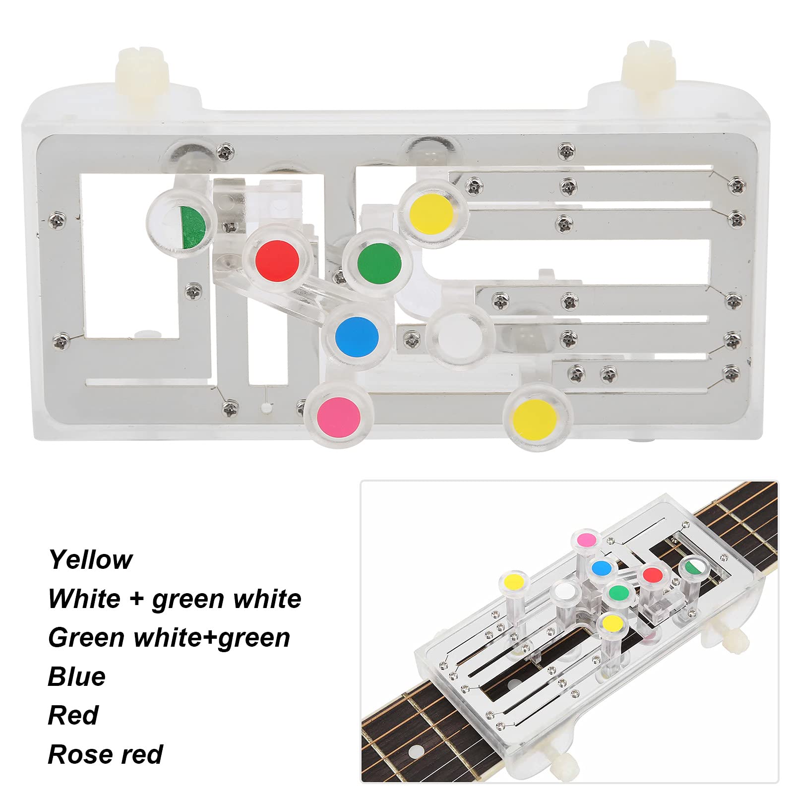 Snapklik.com : Guitar Trainer, ABS Metal Guitar Practice Tool Chord ...