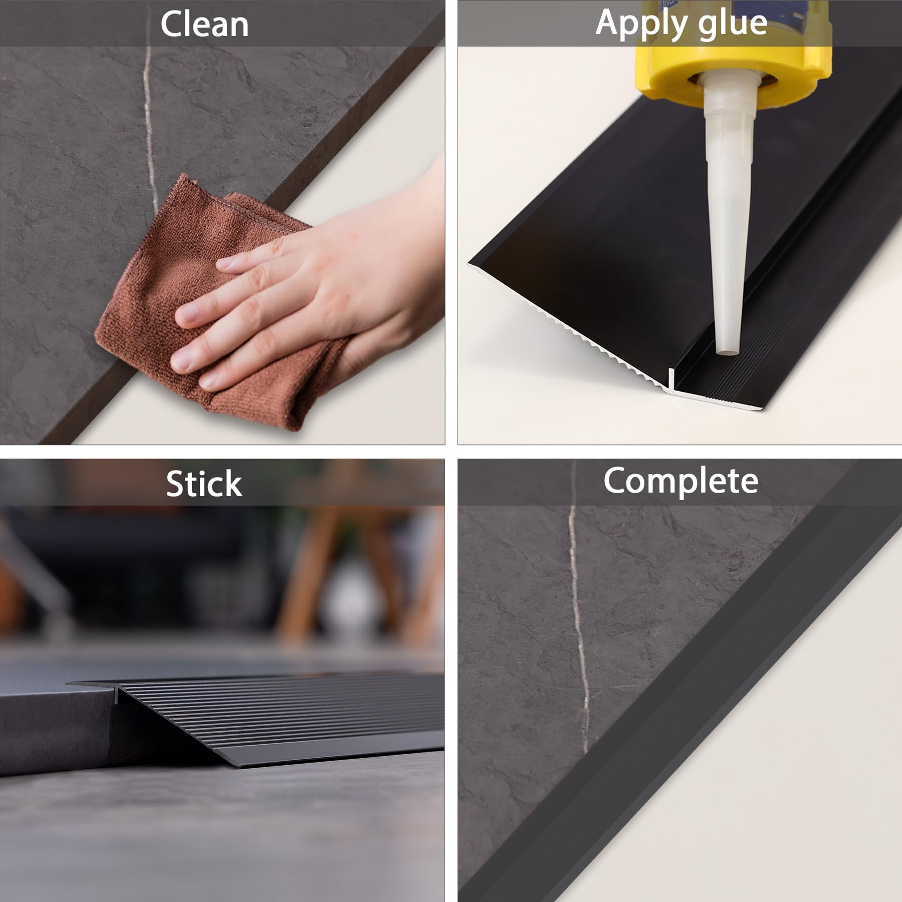 Snapklik.com : Gaahing Aluminum Floor Transition Threshold Strip ...
