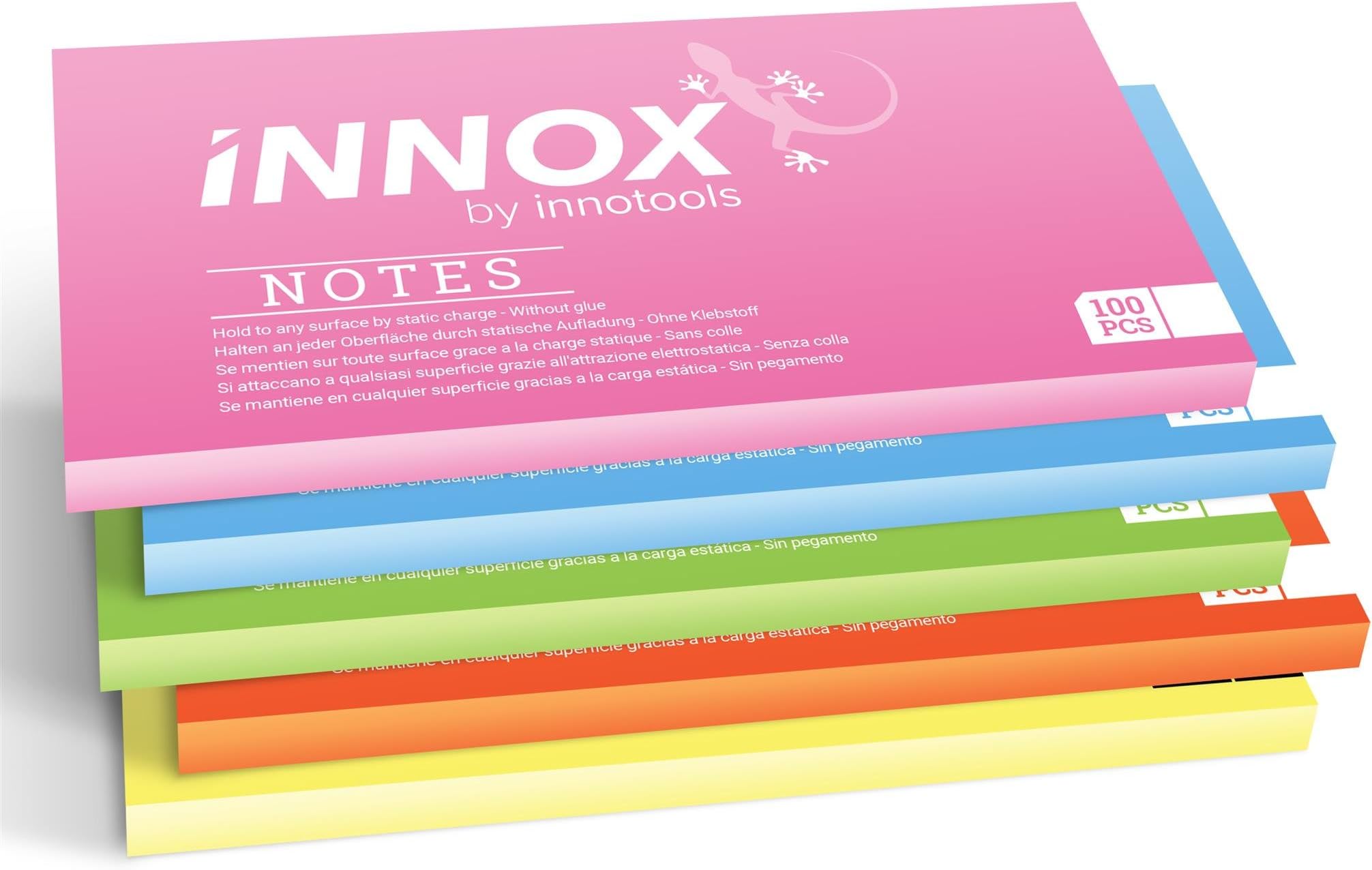 Amazon.com : SlickyNotes Glue Free Static Cling Sticky Notes - Reusable ...