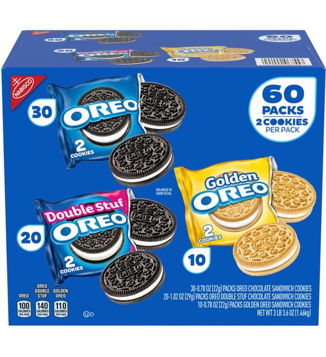 Amazon.com: Oreo Variety Pack, 60 count : Grocery & Gourmet Food