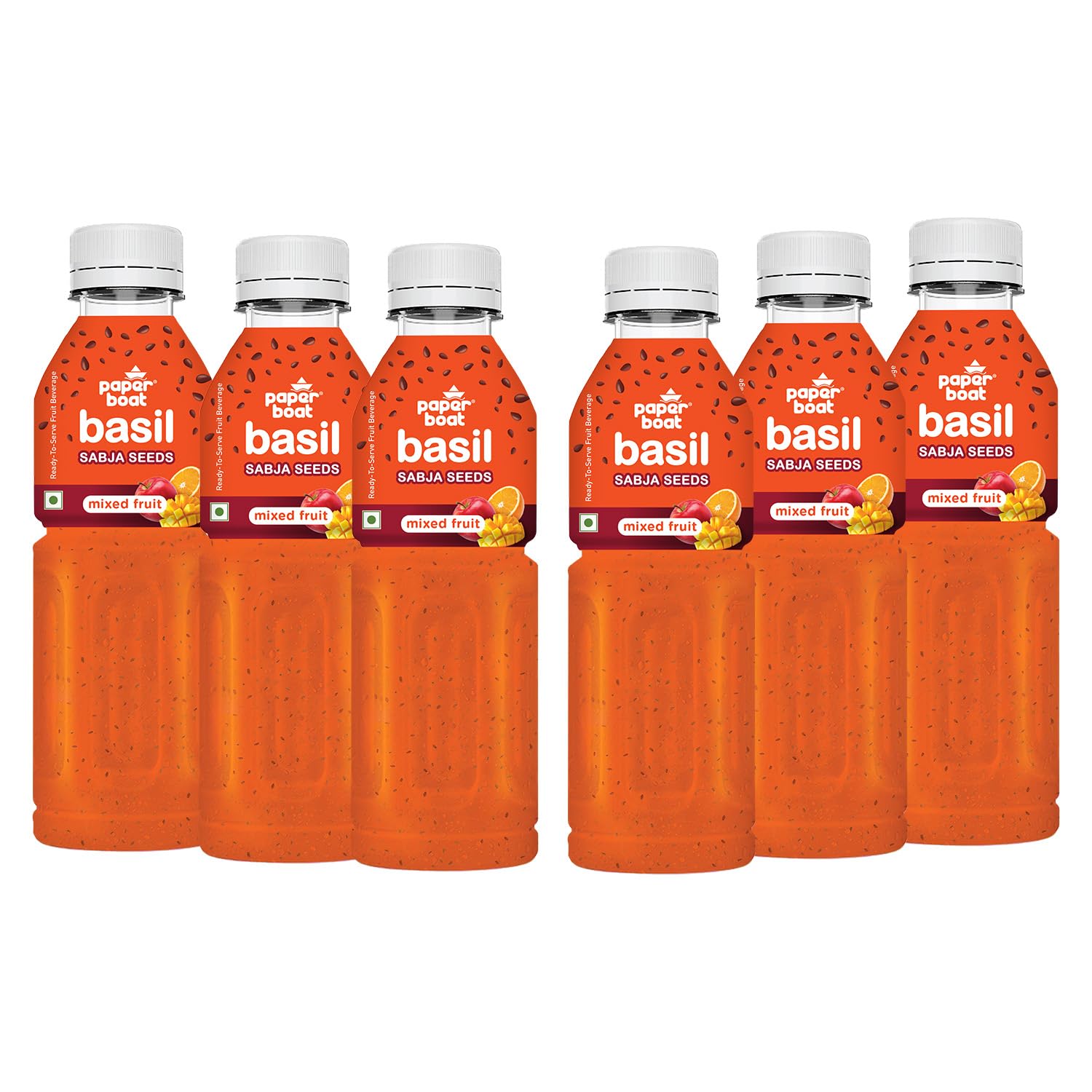 Paper Boat Mixed Fruit Basil Seeds Drink | Delicious Sabja Seeds | 250 ...