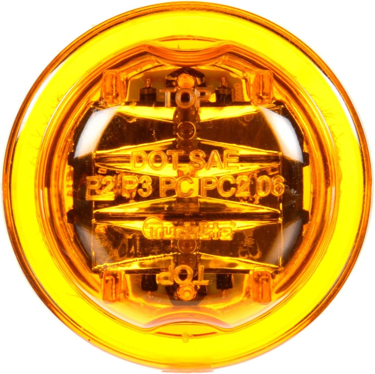 Amazon.com: Truck-Lite Model 30 Marker Light Yellow 2" Round 30200Y ...